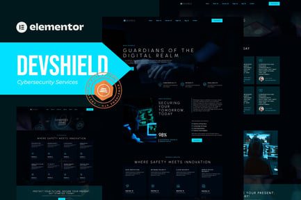 Devshield - Cybersecurity Services Website Theme - SiteMakers™