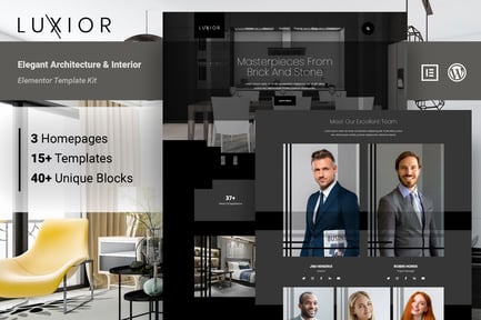 Luxior - Architecture & Interior Theme - SiteMakers™