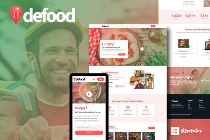 DeFood - Food Delivery Theme - SiteMakers™