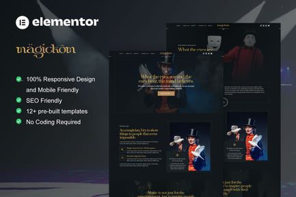 Magickom - Magician Theme - SiteMakers™
