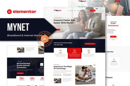Mynet - Broadband & Internet Service Vider Theme - SiteMakers™