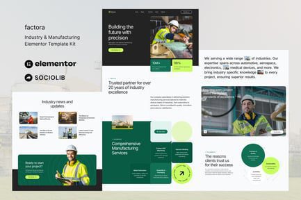 Factora - Industry & Manufacturing Theme - SiteMakers™