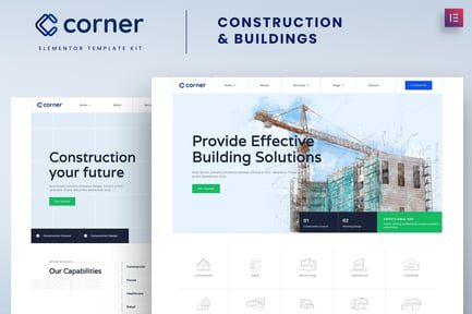 Corner - Construction & Building Theme - SiteMakers™